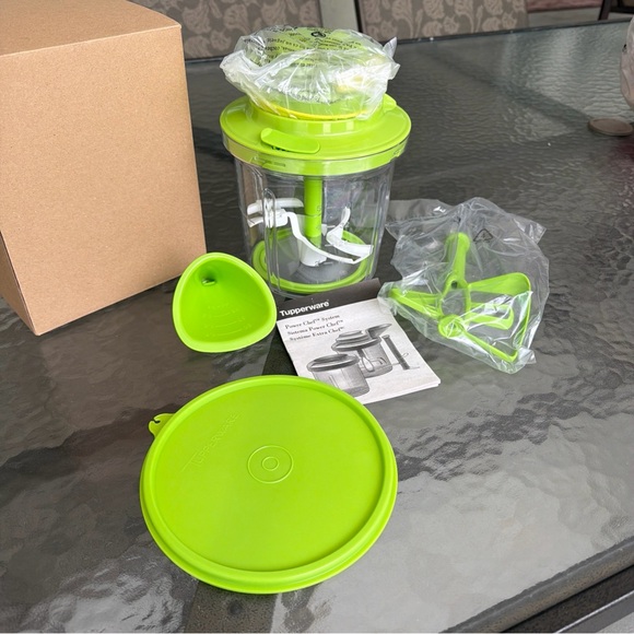 Tupperware | Kitchen | Tupperware Lime Green Power Chef System Chip ...